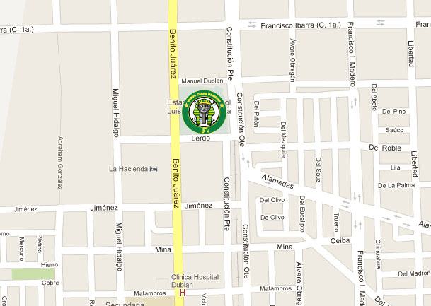 Casas Grandes Chihuahua Mexico Map